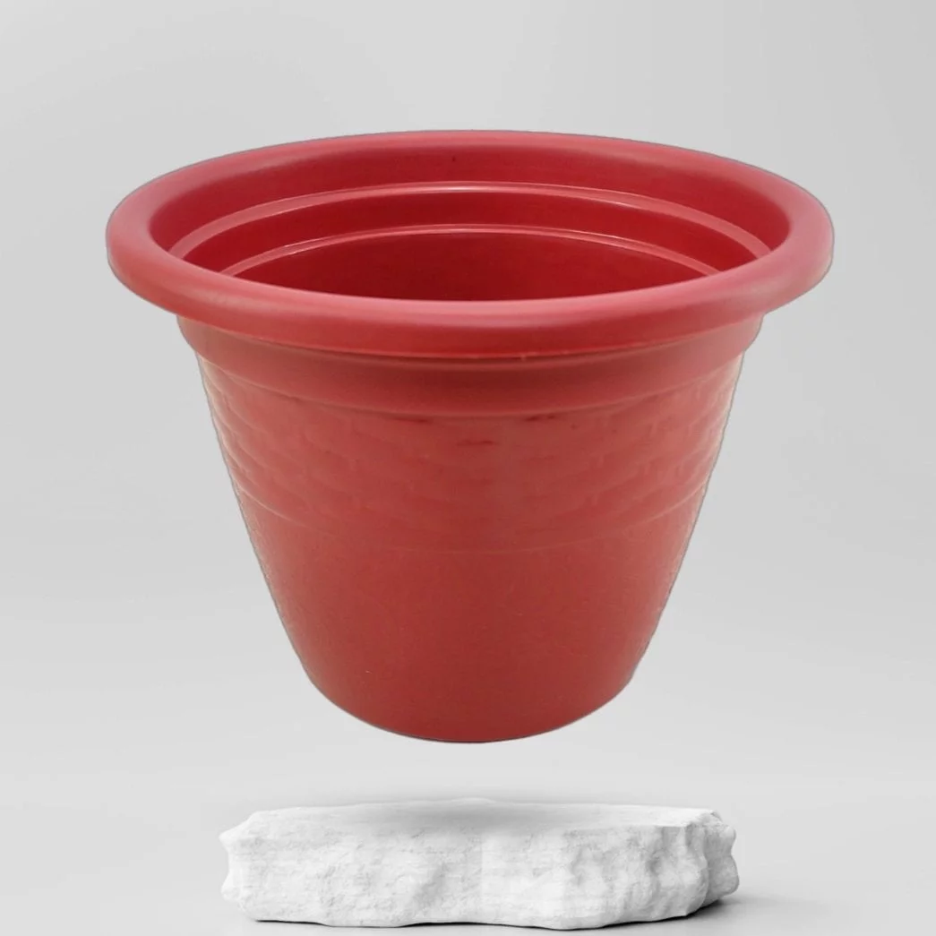 Buy 13" Designed Round Plastic Pot @ ₹119.00 Online in Ahmedabad
